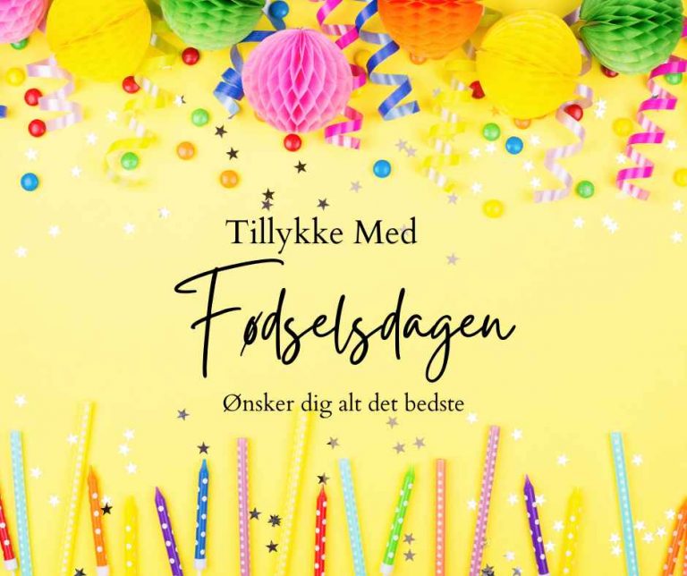 ️ 50+ Tillykke Med Fødselsdagen GIF (2025) : Bilalmania.com