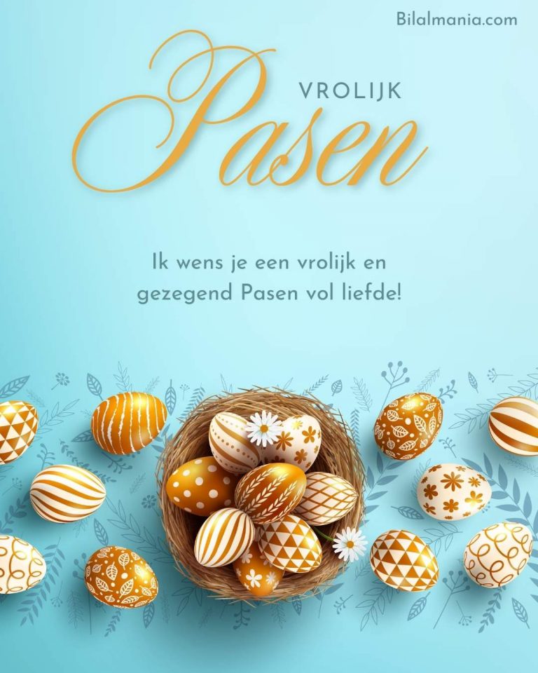 🔥50+ Vrolijk Pasen 2026 – Fijne Pasen Afbeeldingen & GIFs